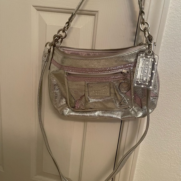 Coach | Bags | Coach Metallic And Lilac Star Purse | Poshmark